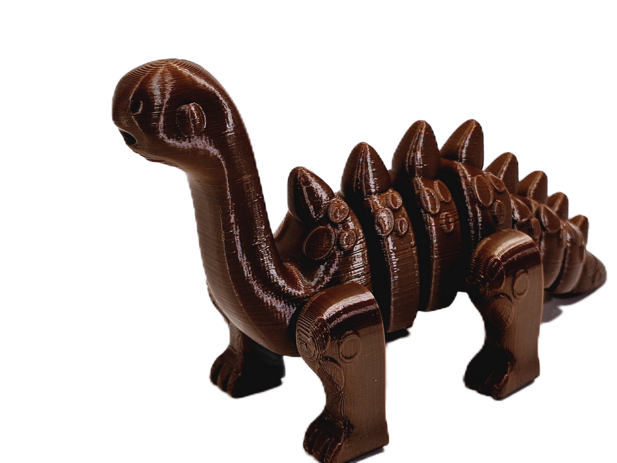 FlexiMech Brontosaurus Fully Articulated 3d Printed Fidget Figure Dino ...