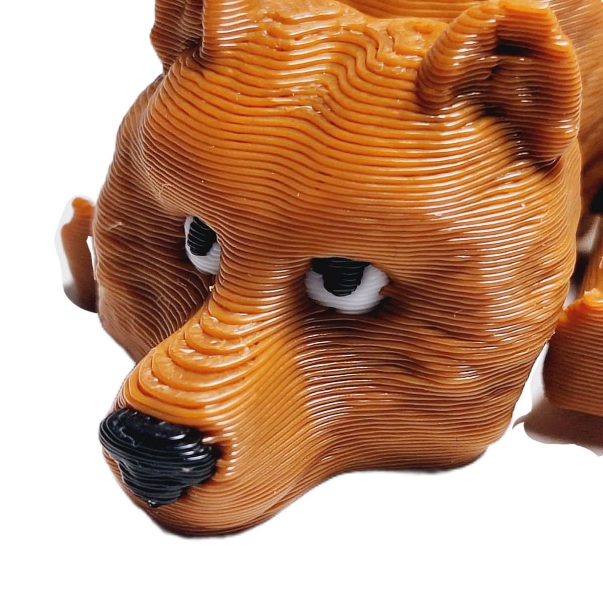 Fleximech Mini Bear Articulated 3d Printed 3" Baby Cub Fidget Toy Figu ...