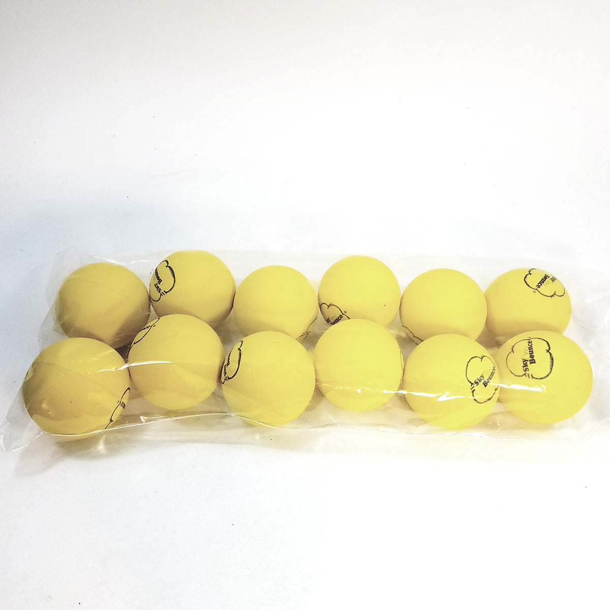 SKY BOUNCE Yellow Handball/Racquetball Set Of 12 (1 Dozen) Racket Ball ...