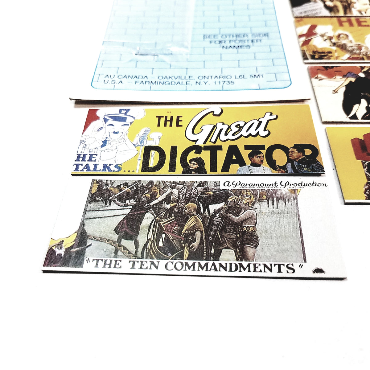 Model Power HO Scale Movie Poster Billboards Set Of 8 1940-1960 Classi ...