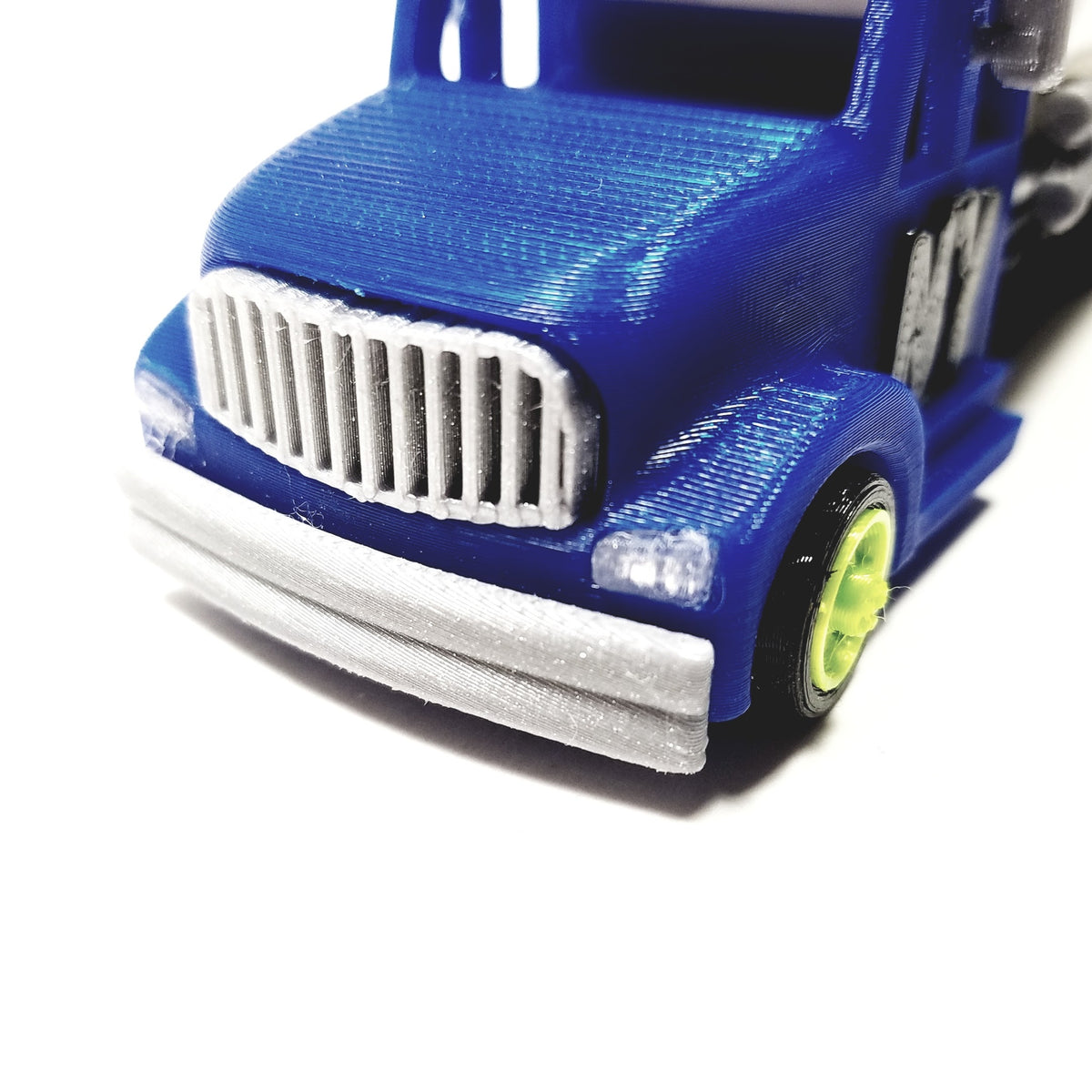 Wheelz Of NY Navy Blue Transport White Tanker Lime Green Rims 3D Print ...